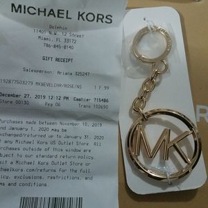 Michael Kors | Bags | New Keychain Charm Purse Michael Kors Gold | Poshmark